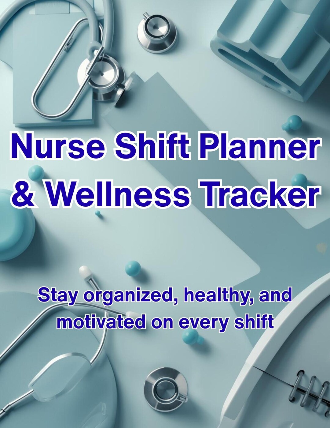 Nurse Shift Planner and Wellness Journal | Gender Neutral Self Care ...