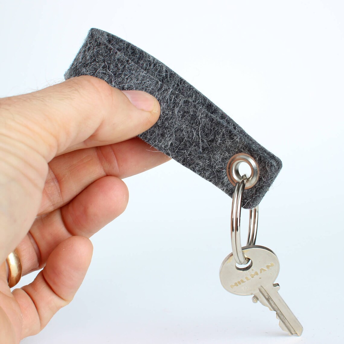 Wool Felt Key Fob, Felt Key Chain, Loop Key Fob, Felt Key Ring, Custom ...