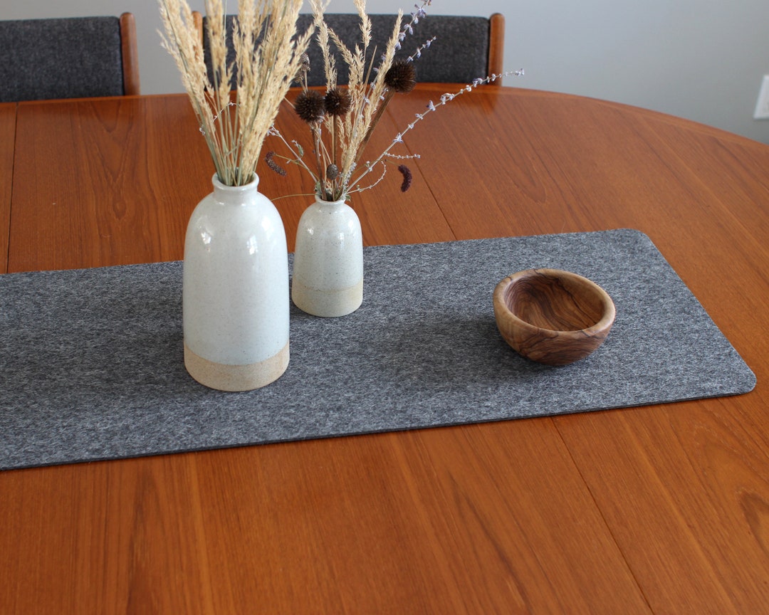 Felt Table Runner, 100% Wool, Premium Quality, Multiple Colors, 36 X 12 ...