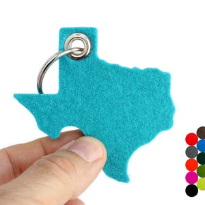 Wool Felt Texas Key Fob, Texas Gifts, Texas Key Chain, Graduation ...