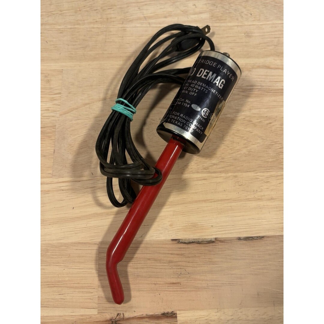 Realistic Head Demagnetizer 44-1154 for Cassette or Reel to Reel Tape ...