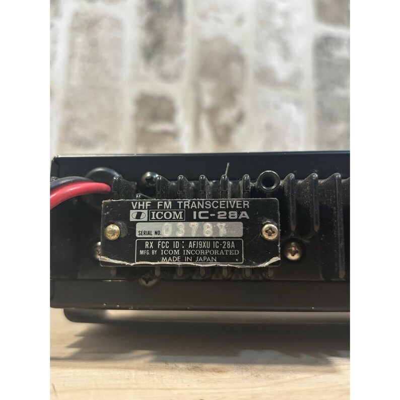 Icom IC 28A 2 Meter VHF Transceiver With Microphoneuntested - Etsy