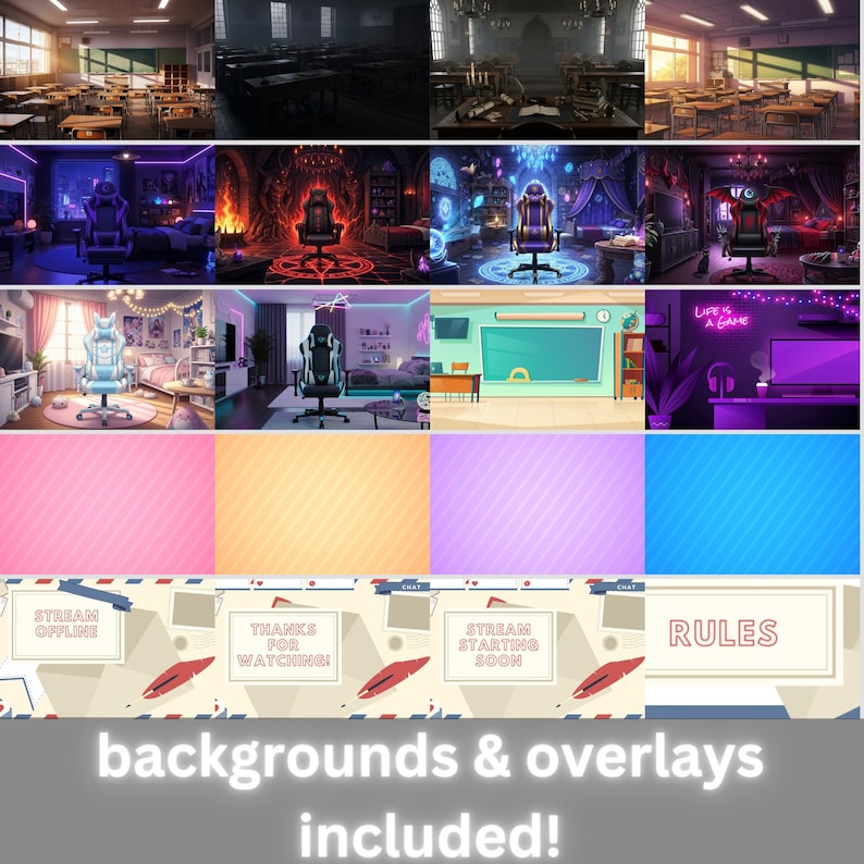 Premade Goth Girl Vtuber Model: Fully Rigged 3D Avatar - Etsy