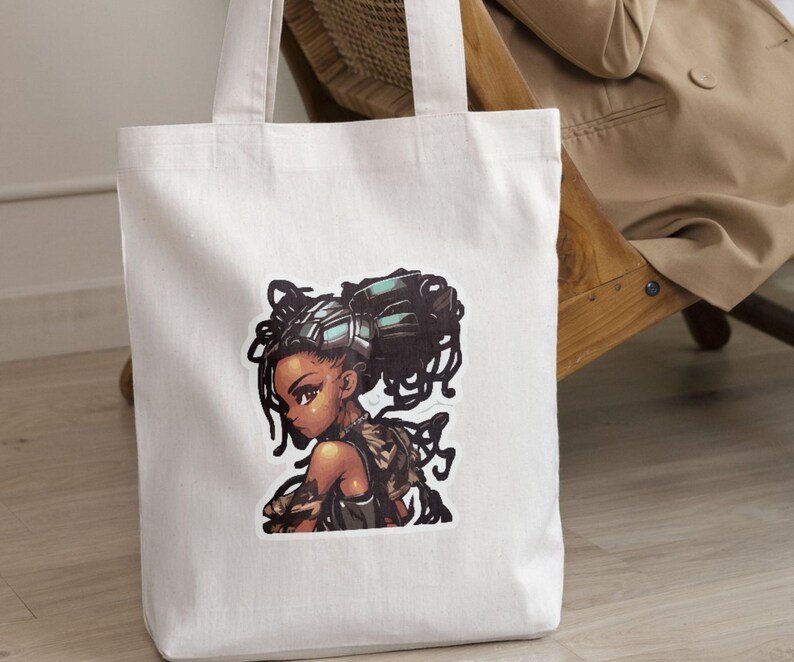Afro American Anime Art Bundle Instant Download and Print - Etsy
