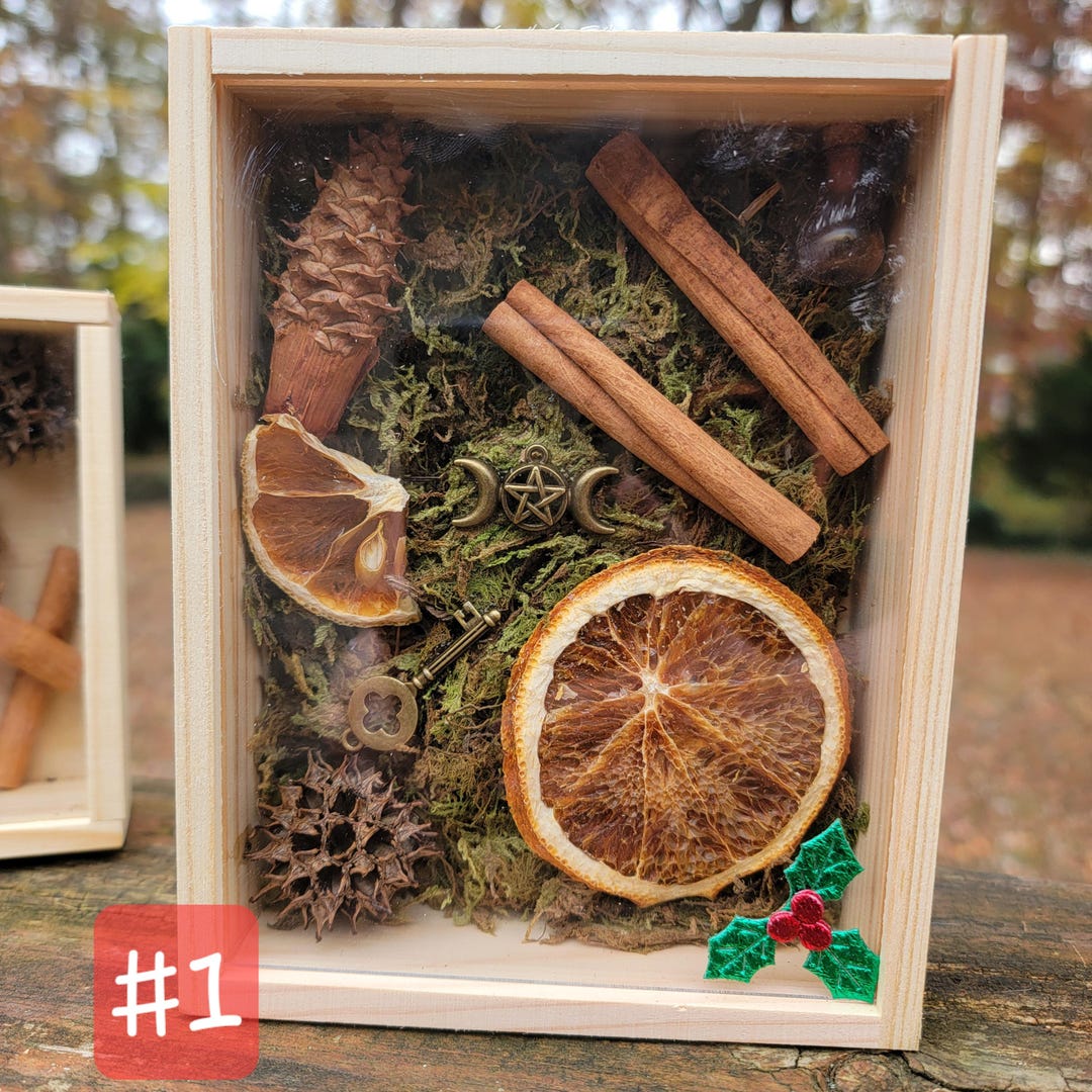 Yule Bundle - Ornament, Shadow Box, Incense Resin - Etsy