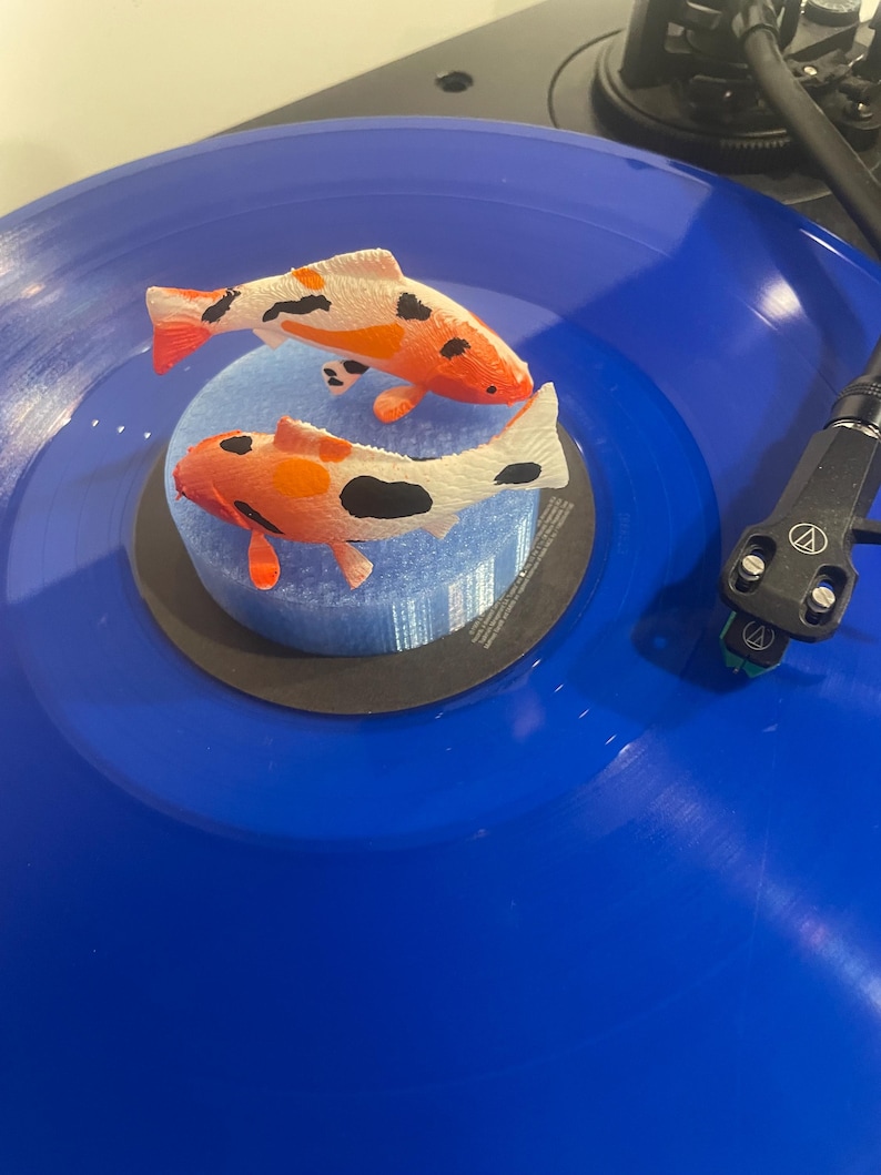 Koi Fish Turntable Spinner. Spinning Koifish for Vinyl Players With ...