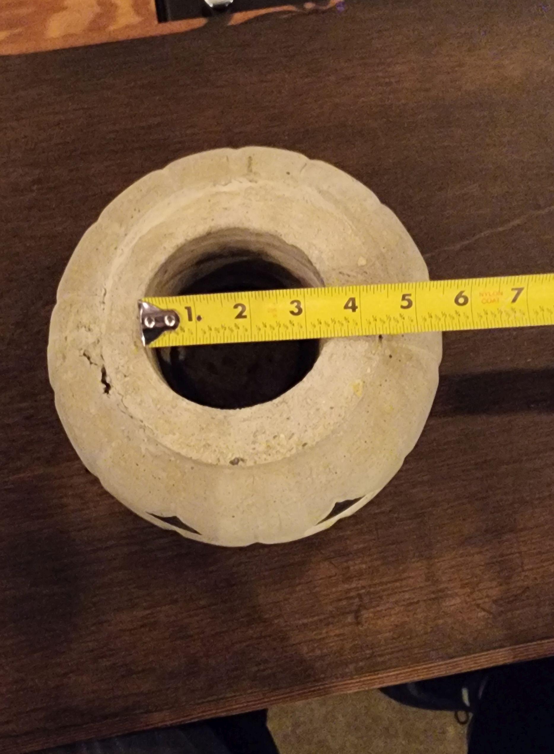 Cement Pumpkin Tiki Torch - Planter - Etsy
