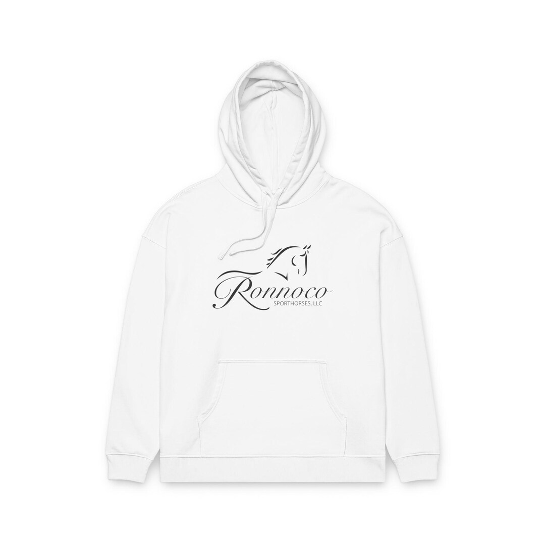 Ronnoco Sporthorses, LLC Official Logo Equestrian Hoodie | Horse ...