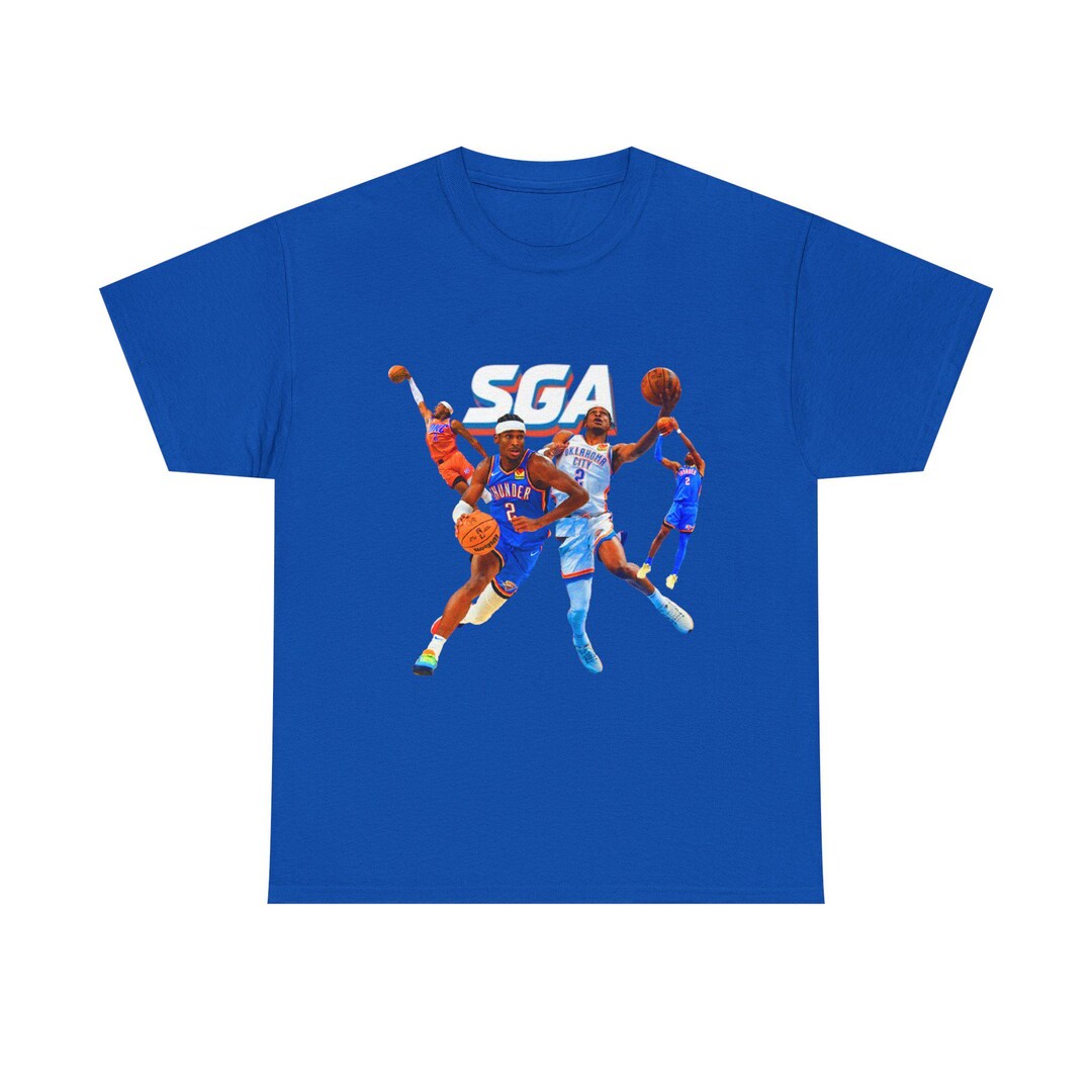 SGA Shai Gilgeous-alexander Basketball Fan Tee, Unisex Heavy Cotton Tee ...