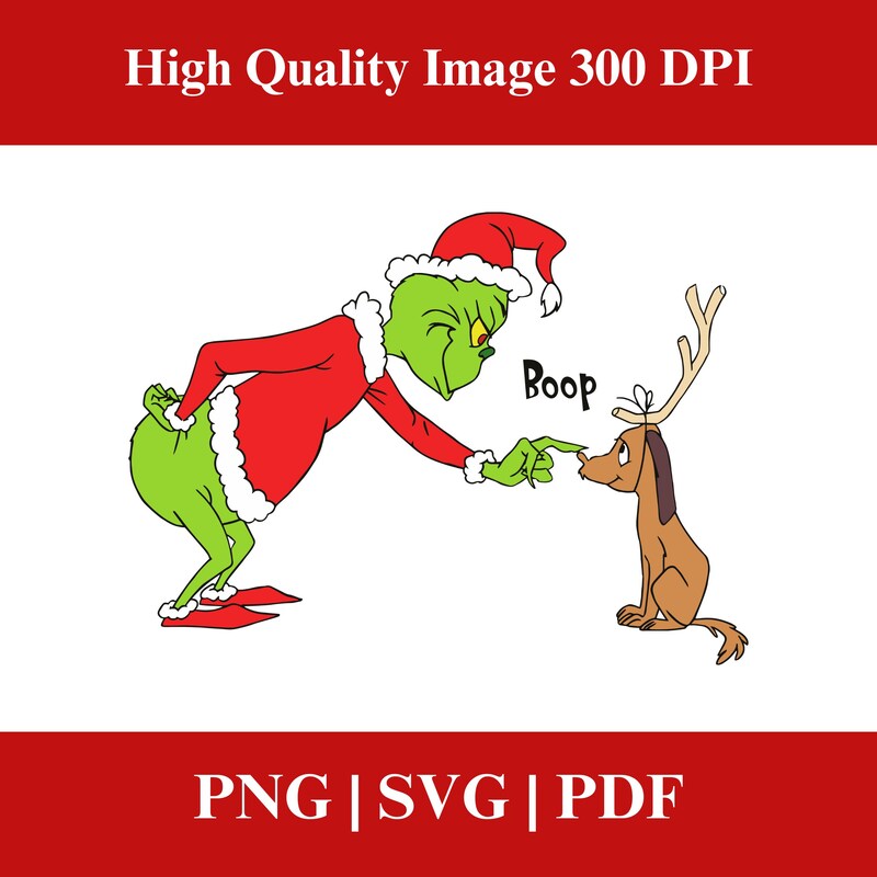 Grinch Max Boop Sweater - Etsy