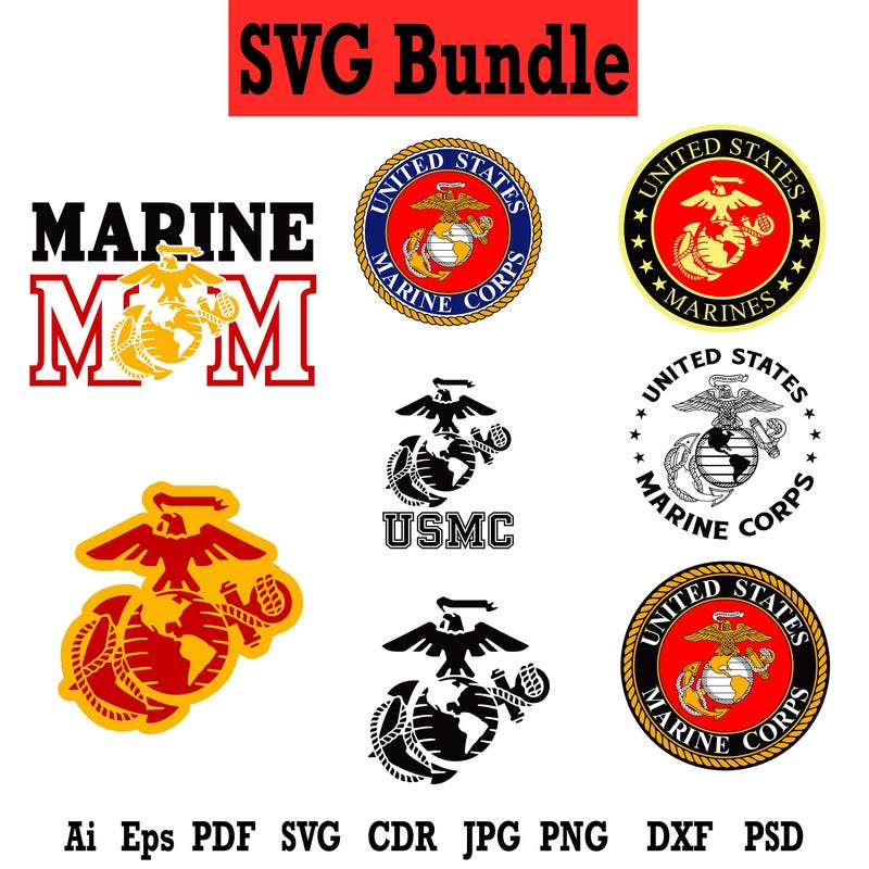 Usmc Marine Corps Logo - Etsy