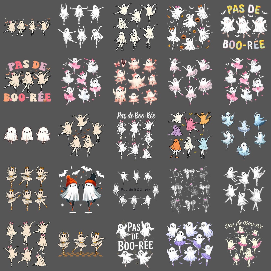 Ghost Ballet Dancer PNG, Cute Halloween Dance Teacher Clipart, Spooky ...