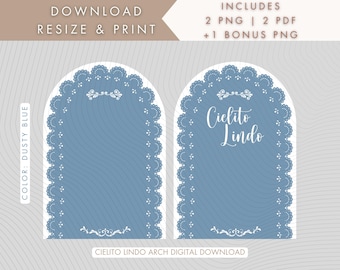Cielito Lindo Baby Shower Talavera Arch Digital File SVG, PNG, and PDF ...
