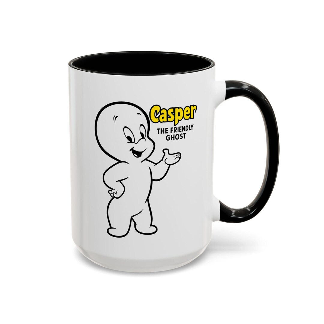 Casper the Friendly Ghost Coffee Mug: Novelty Cartoon Drinkware - Etsy