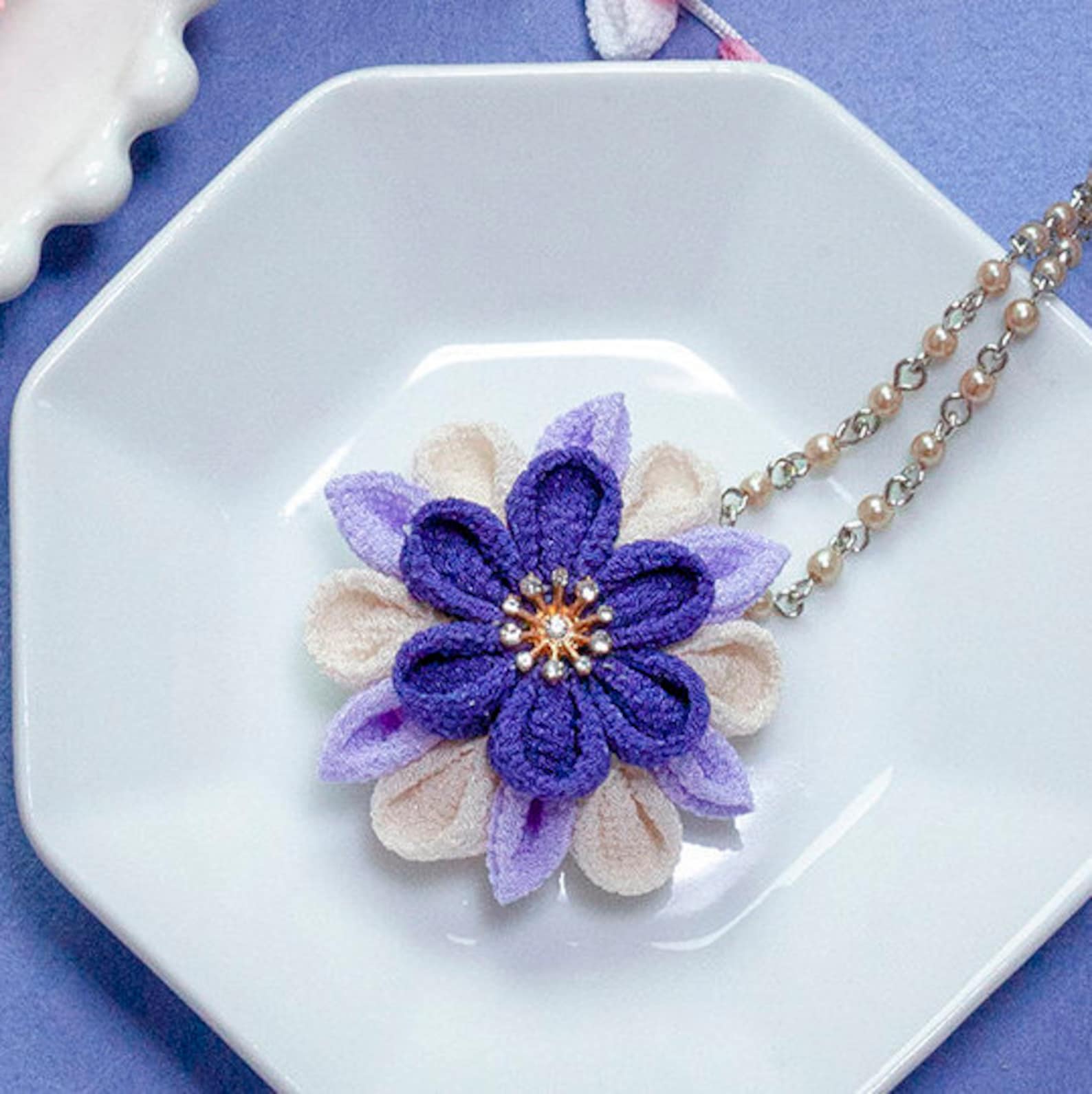 Kanzashi Flower Obi Dome Tsumami Zaiku Flower Flower - Etsy