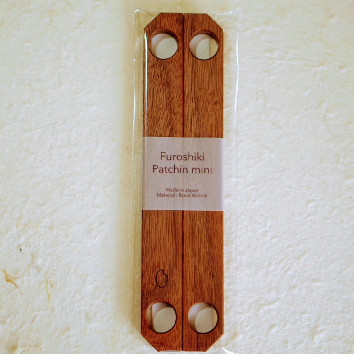 SMALL or LARGE Type furoshiki Wood Handle - Patchin Black Walnut - Etsy