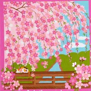 Neko Cat Furoshiki Japanese Wrapping Cloths | Pack of 12 |fabric Wrap ...