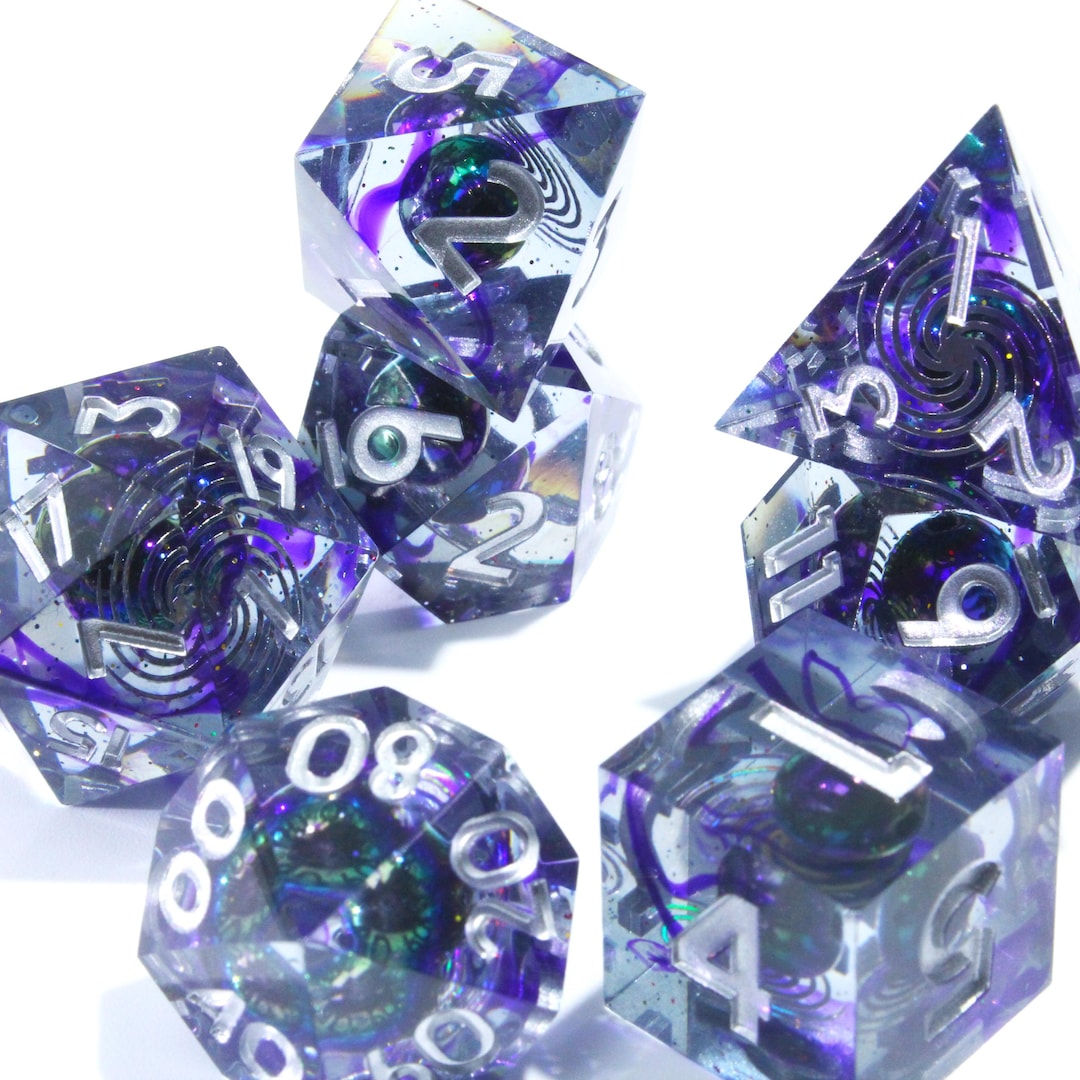 Colorful Planet Dice Set，galaxy Dice, Planet Dice, Astronomy, Handmade ...