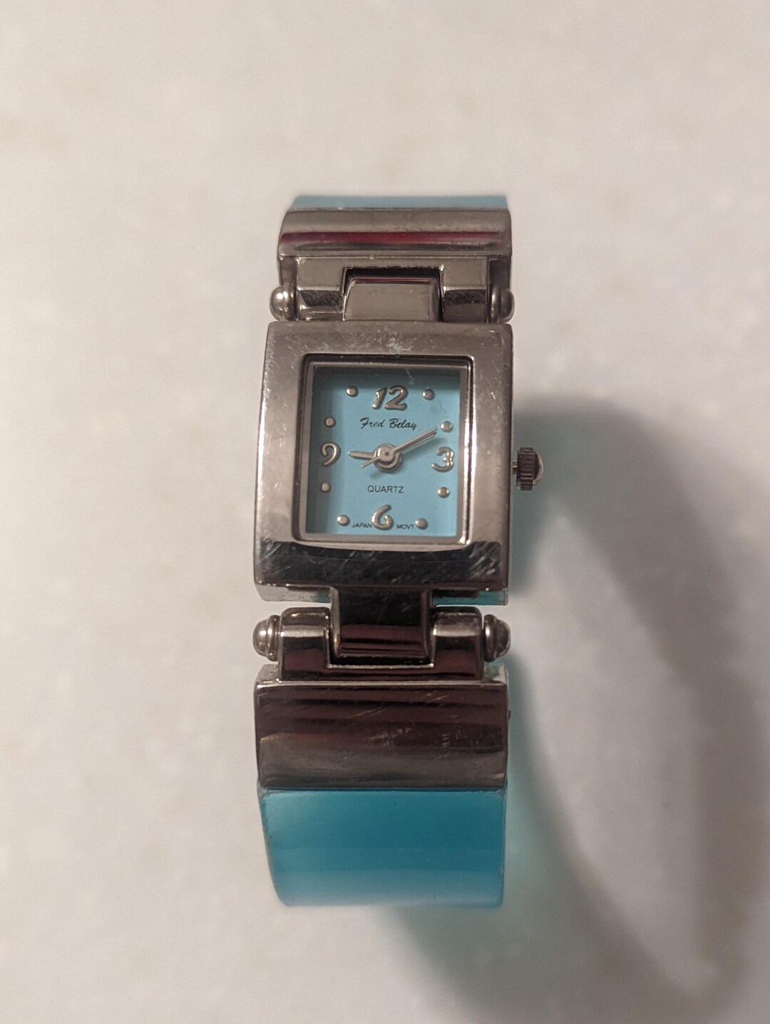 Translucent Blue Fred Belay Cuff Watch (vintage) - Etsy