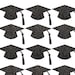 12 Glitter Graduation Cap Cut Outs / Die Cuts / Graduation Party Decor ...