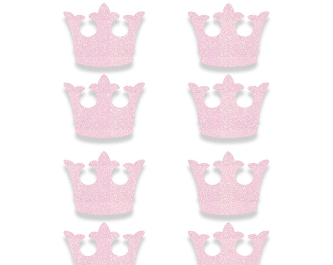 8 Large Glitter Prince Crowns Die Cuts // Tiaras // Prince // King Cut ...