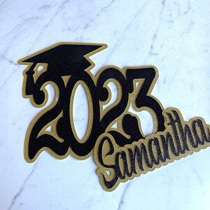 2023 Personalized Graduation Sign With Cap for You Grad Party Decor ...