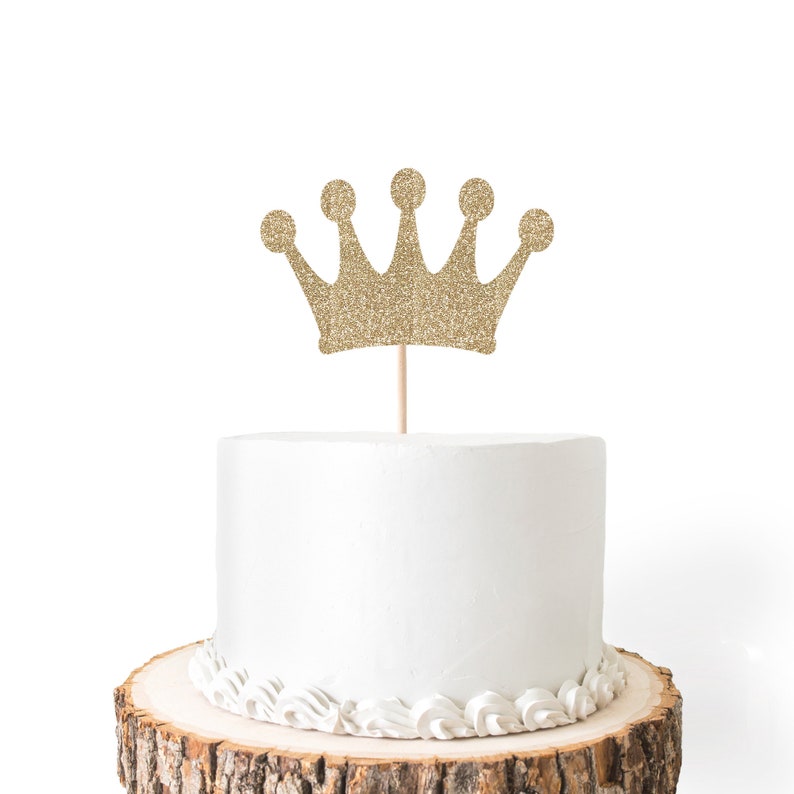 3 Glitter Princess Crown Centerpiece Sticks /princess Tiara Sticks ...