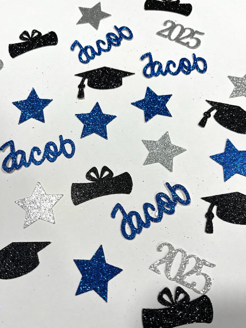 Personalized Graduation Confetti: Custom Name & Year for Class of 2026 ...