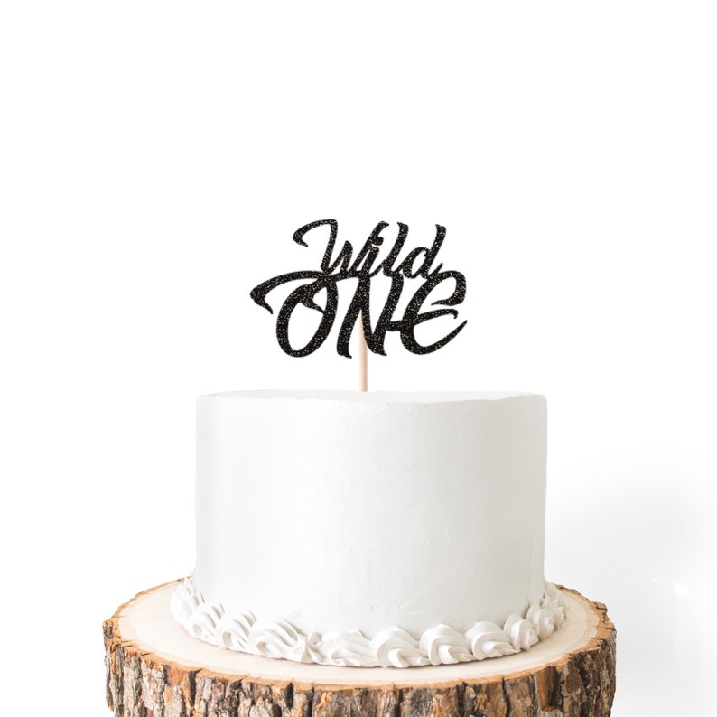 3 Wild One Birthday Glitter Centerpieces First Birthday | Etsy