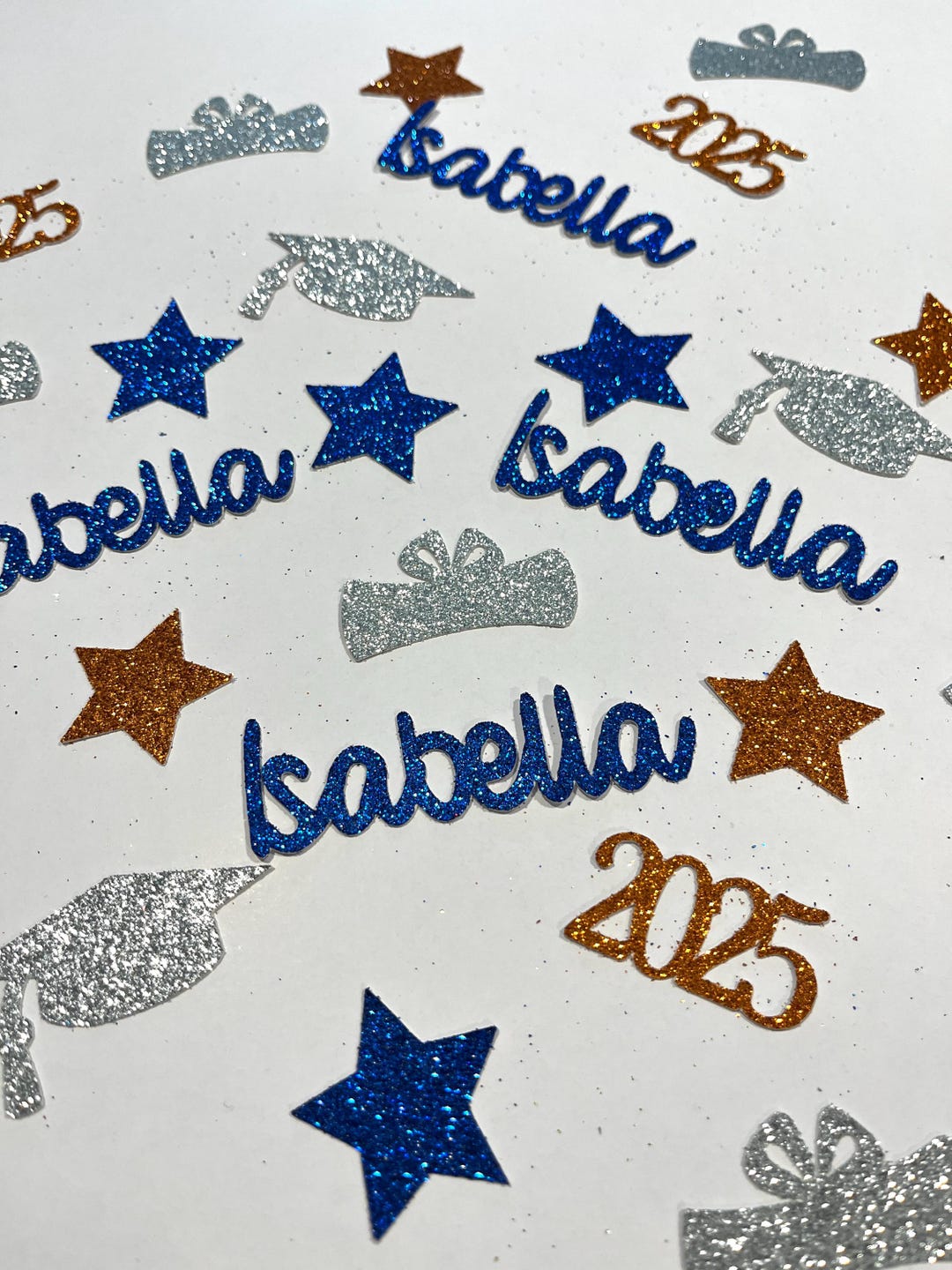 150 Personalized Name Year Graduation Confetti // Graduation Party ...