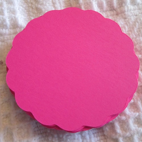 Cutout Scalloped Circle Digital Frames 3 Clipart Digital | Etsy