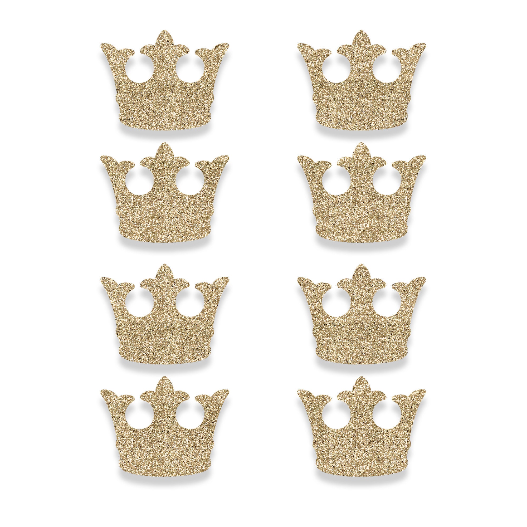 8 Large Glitter Prince Crowns Die Cuts // Tiaras // Prince // | Etsy