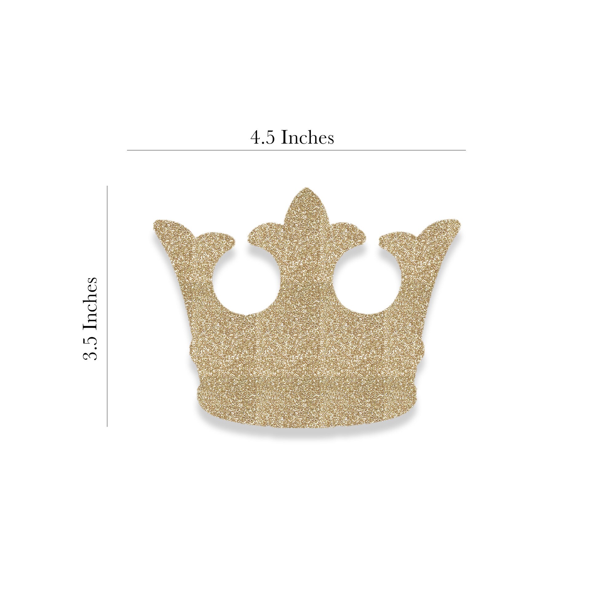 8 Large Glitter Prince Crowns Die Cuts // Tiaras // Prince // King Cut ...