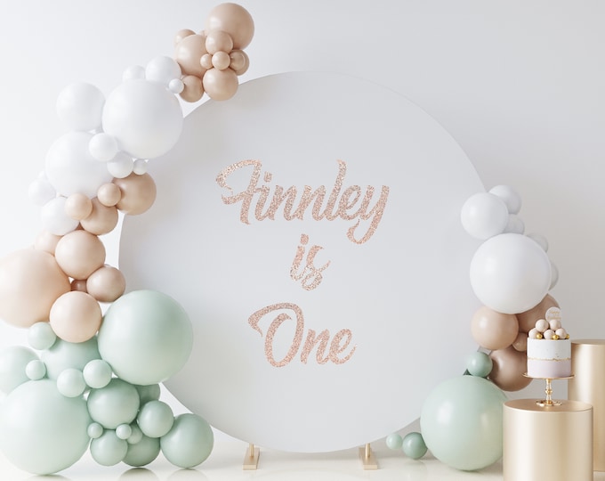 Personalized Backdrop Letters for Balloon Arch And/or Signs for ...