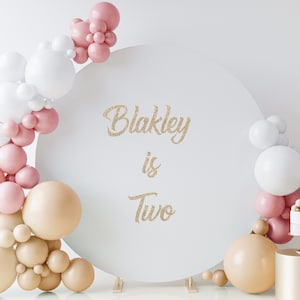 Personalized Backdrop Letters for Balloon Arch And/or Signs for ...