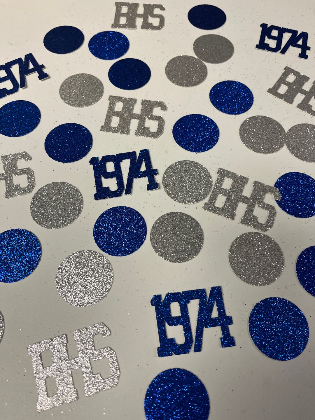 50th Class Reunion Confetti, 50th, 40th, 20th, Any Year Personalized ...