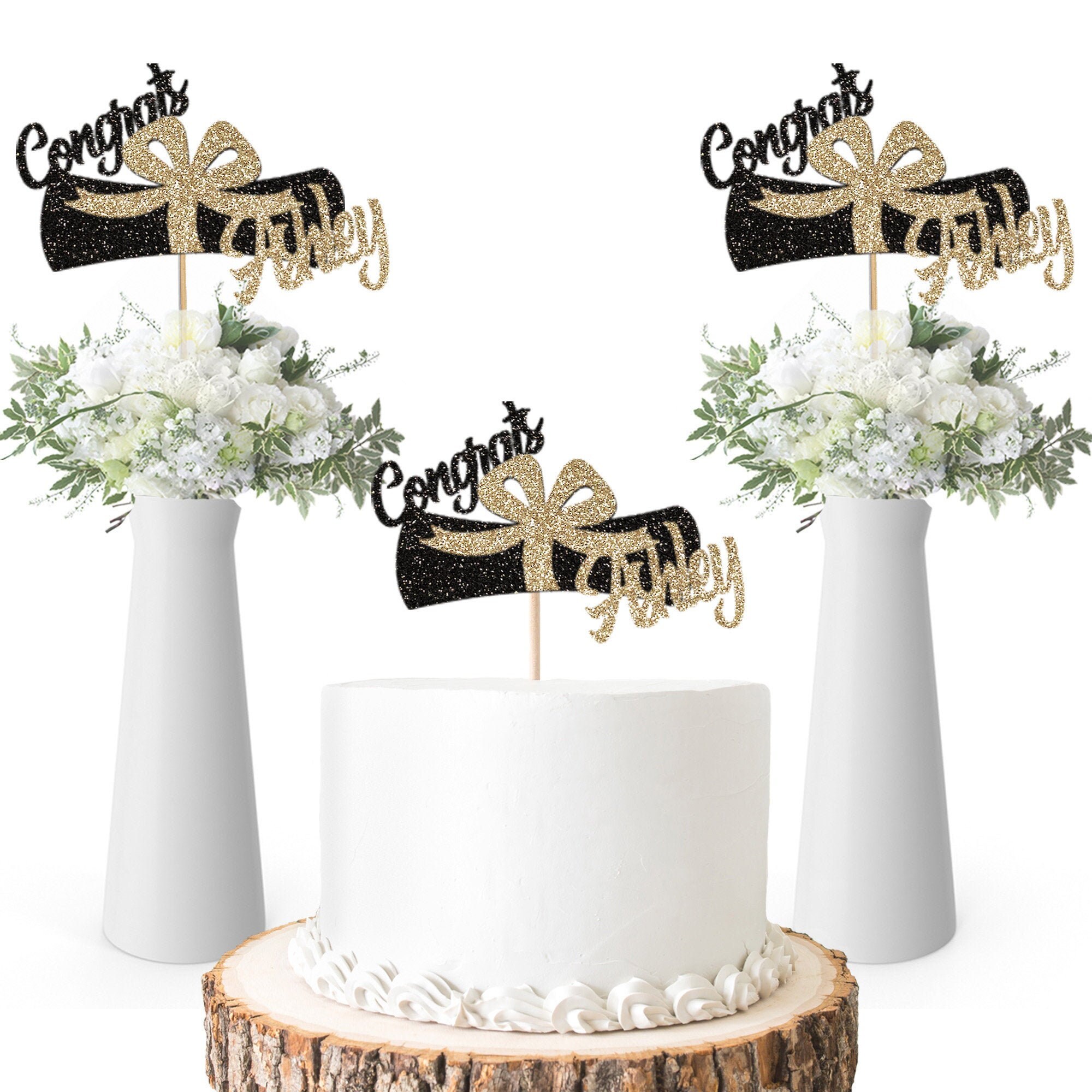 3 Personalized Graduation Party Decorations / Graduation - Etsy