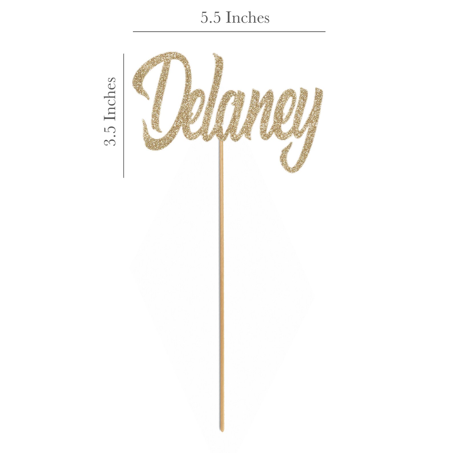 3 Personalized Glitter Name Centerpiece Sticks /custom Name Sticks ...