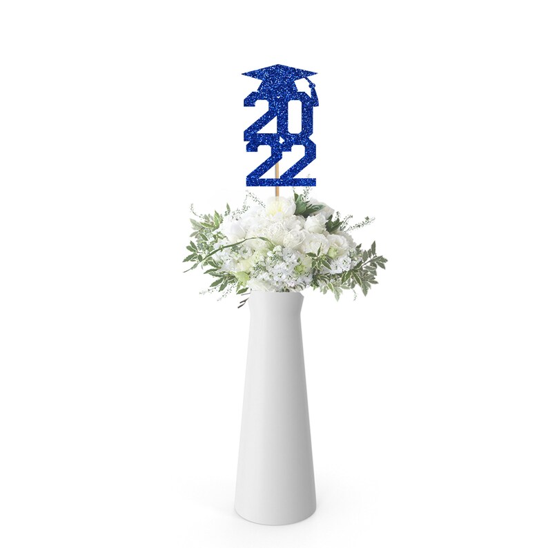 2022 Graduation Cake Topper / 2022 Centerpiece Sticks / 2022 - Etsy