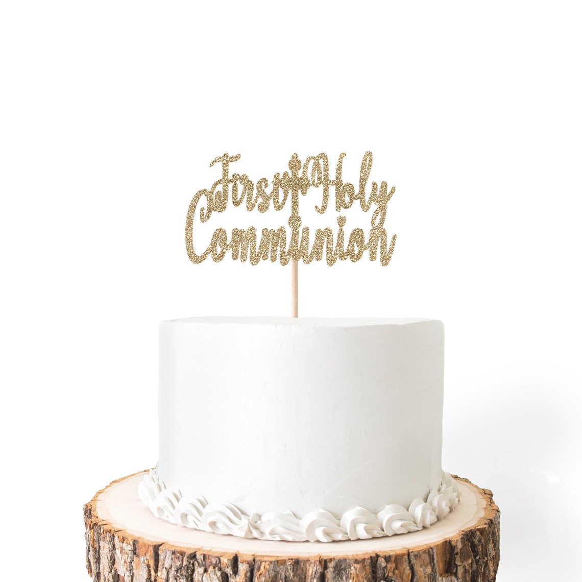 Set of 3 First Holy Communion Centerpieces Cake Topper | Etsy