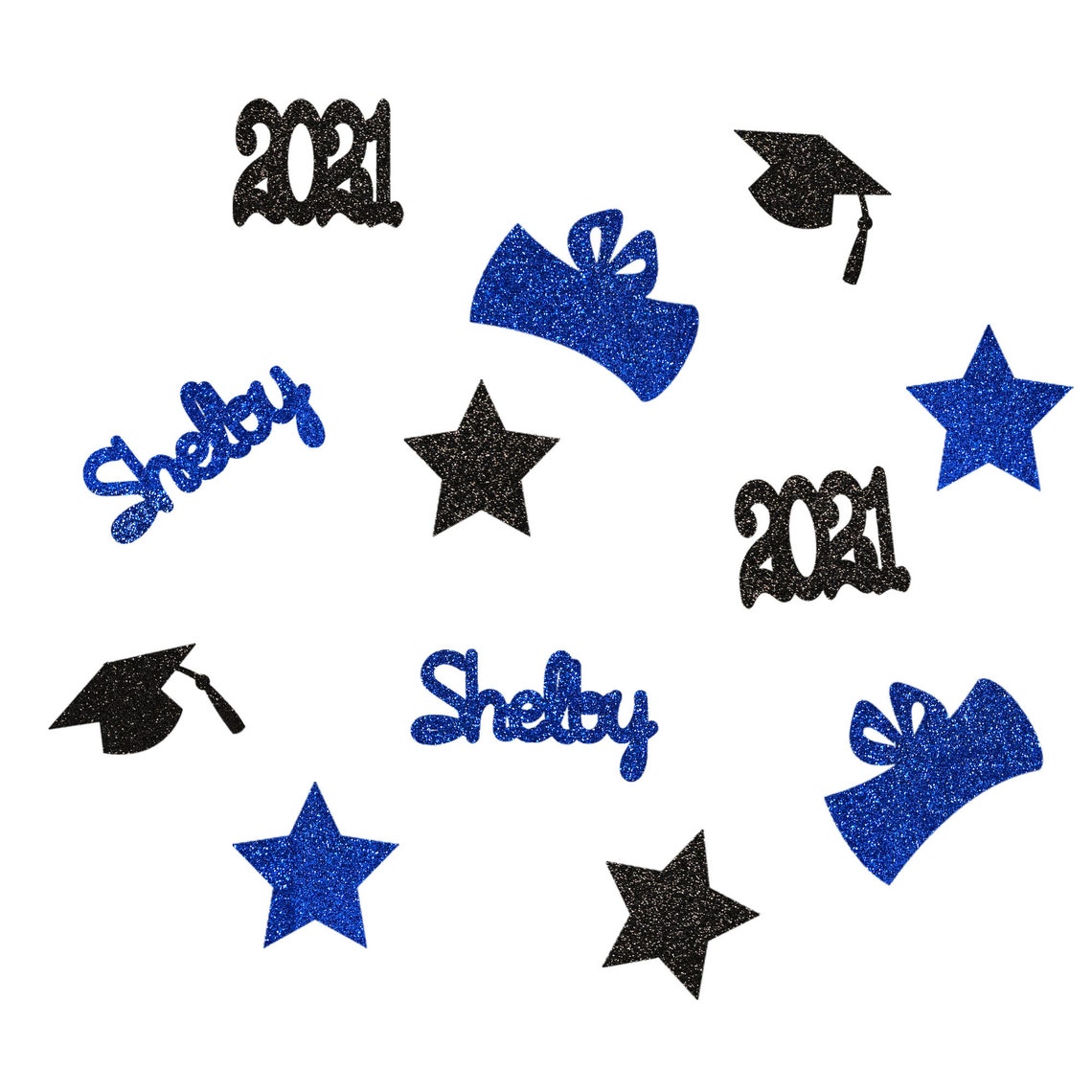 Personalized Name Year Graduation Confetti // Graduation Party - Etsy