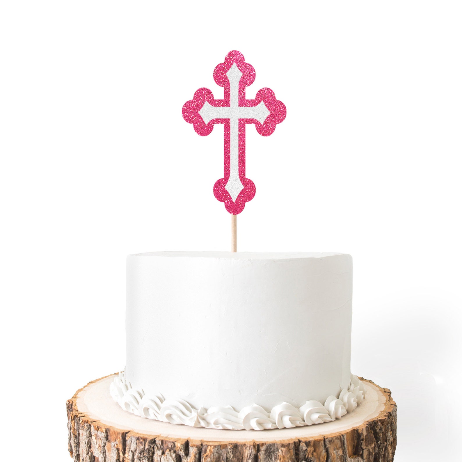 3 Large Glitter Cross Centerpieces Cross Cake Topper Cross | Etsy