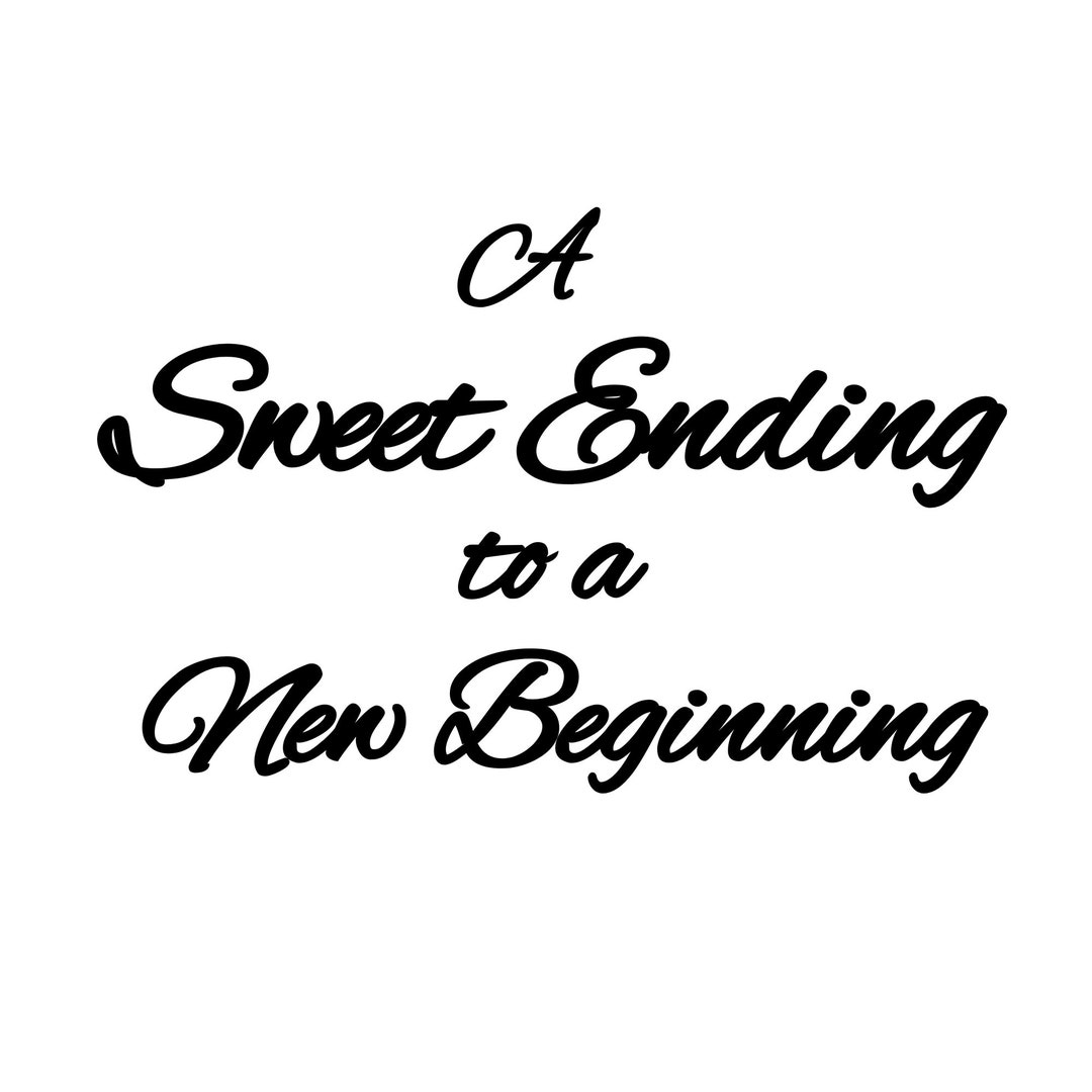 Un final dulce para un nuevo letrero de graduación de comienzo para la ...