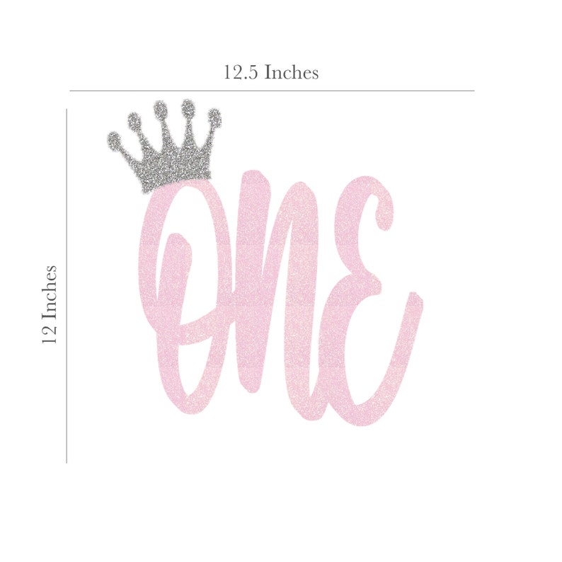 One High Chair Sign With Crown/ First Birthday Party Decorations ...