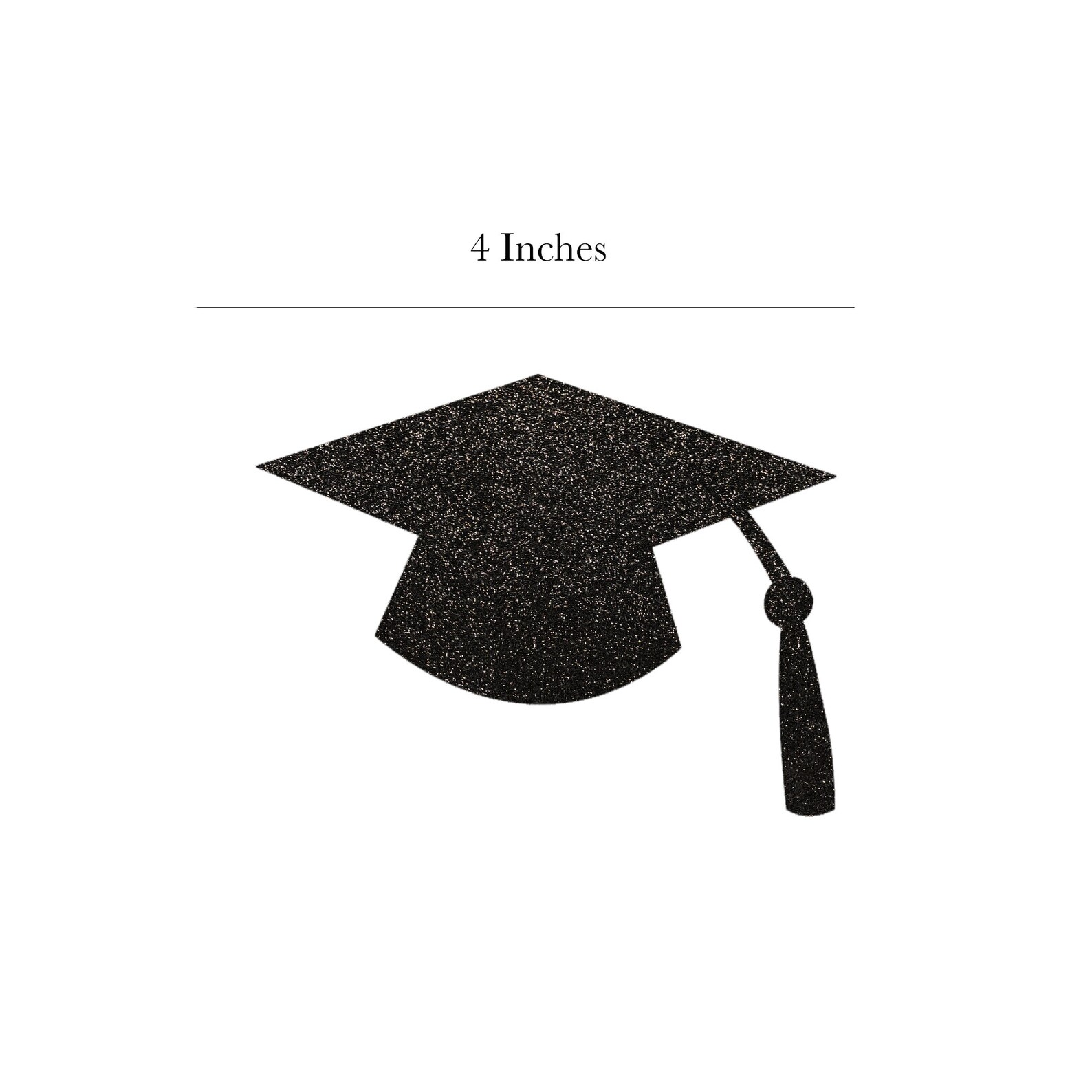 12 Glitter Graduation Cap Die Cuts / Cut Outs / Large Graduation Cap ...