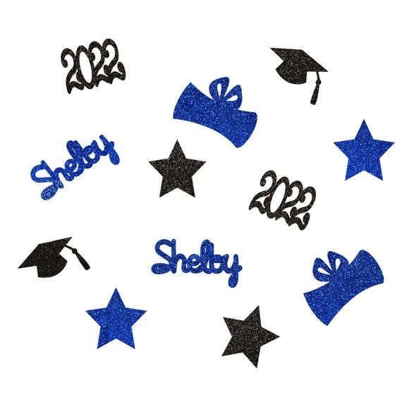 Personalized Name Year Graduation Confetti // Graduation Party - Etsy