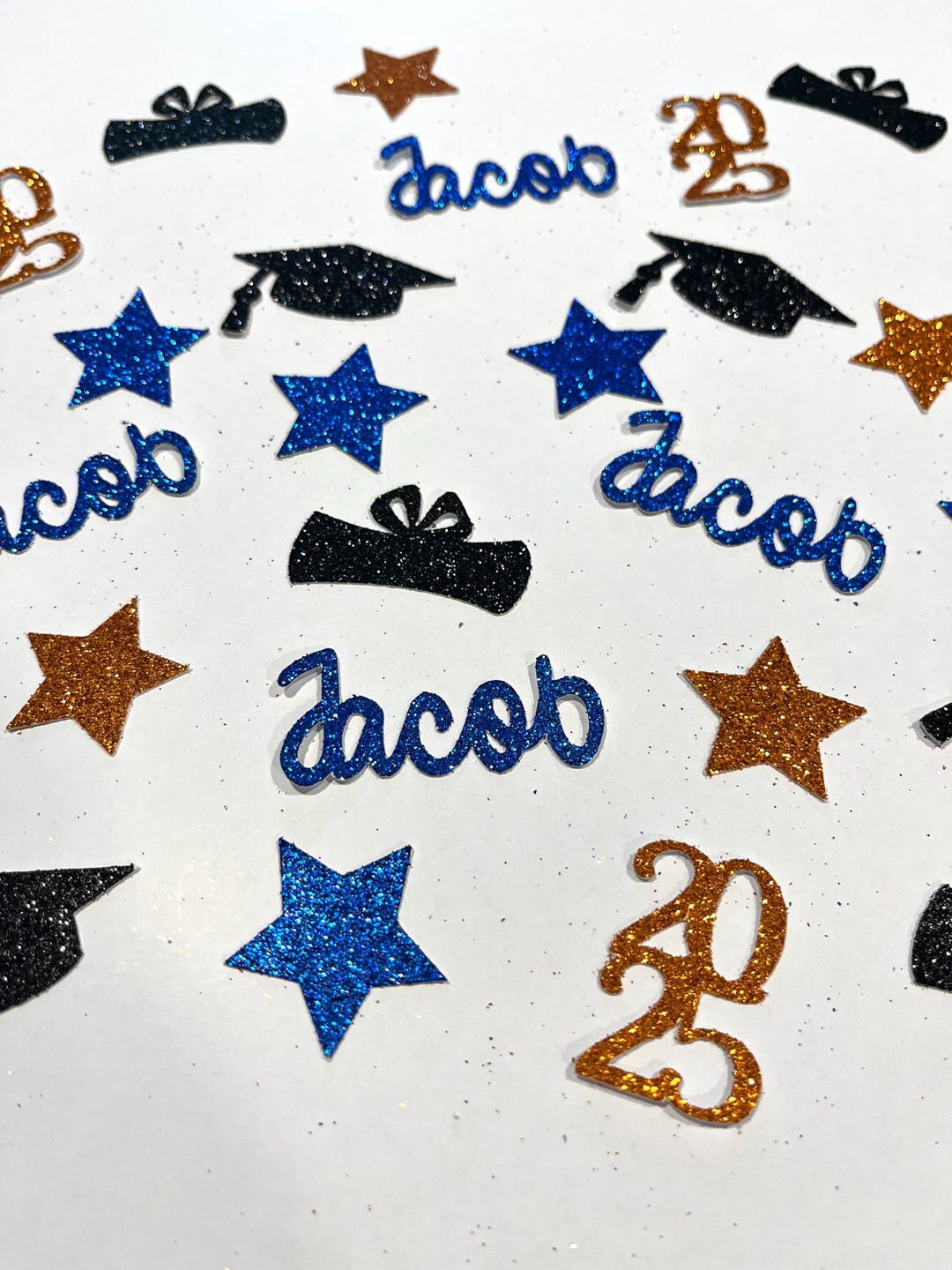 150 Personalized Graduation Confetti: Custom Name & Year for Class of ...