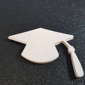 12 Glitter Graduation Cap Cut Outs / Die Cuts / Graduation | Etsy