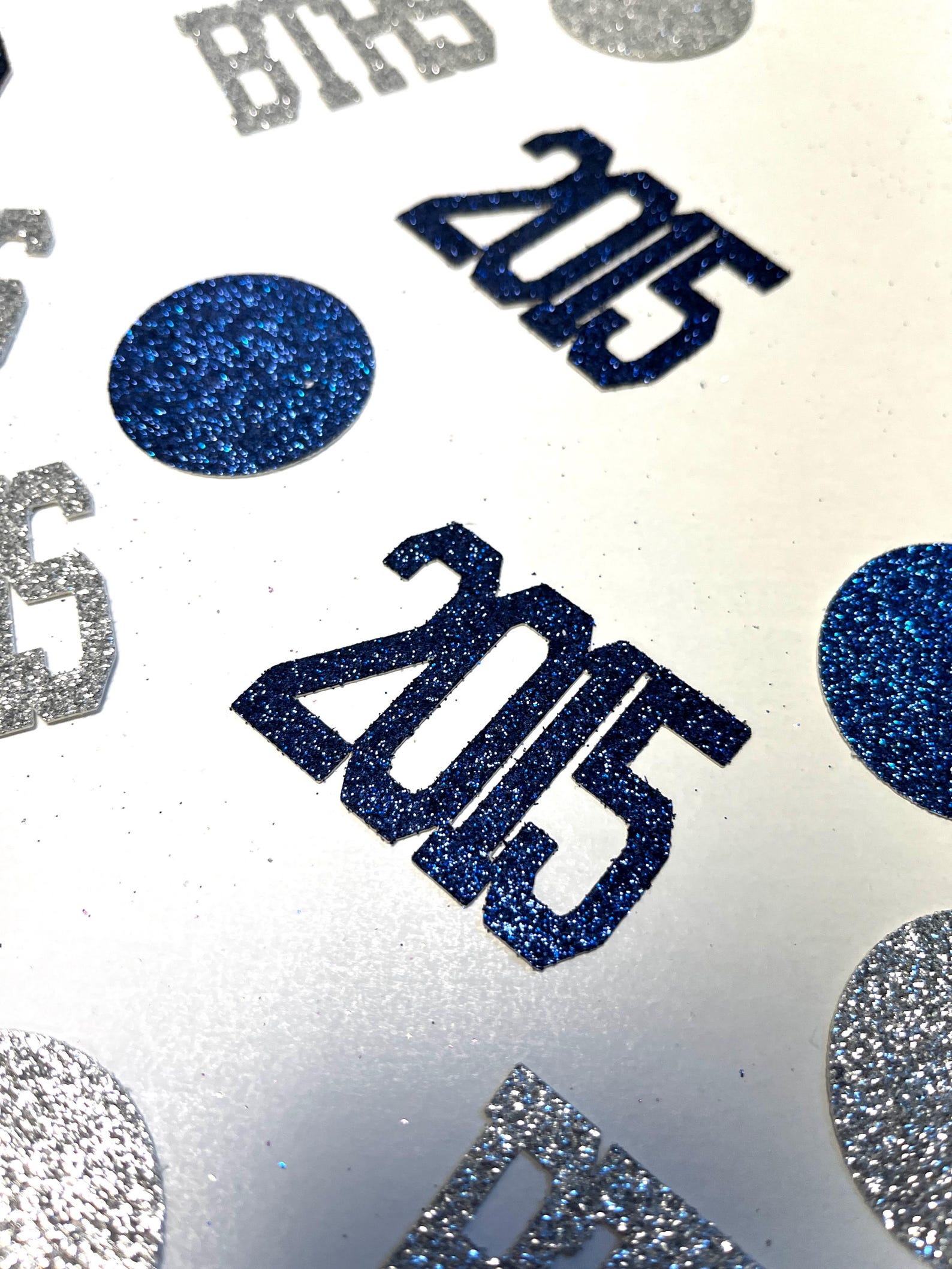 Personalized School Letters and Year Class Reunion Confetti, 50th, 40th ...