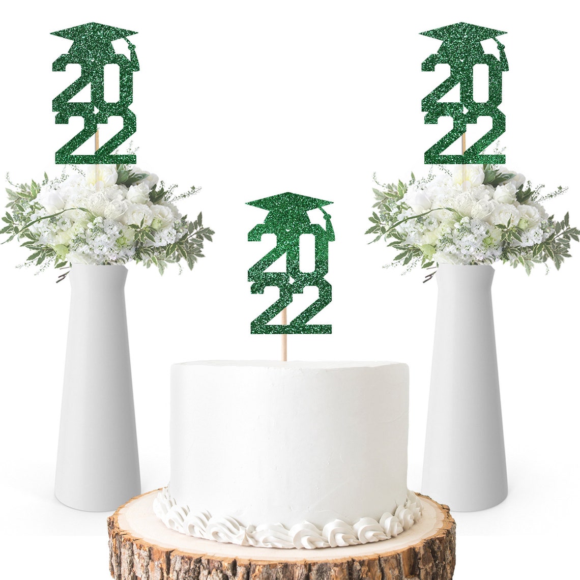 2022 Graduation Cake Topper / 2022 Centerpiece Sticks / 2022 | Etsy